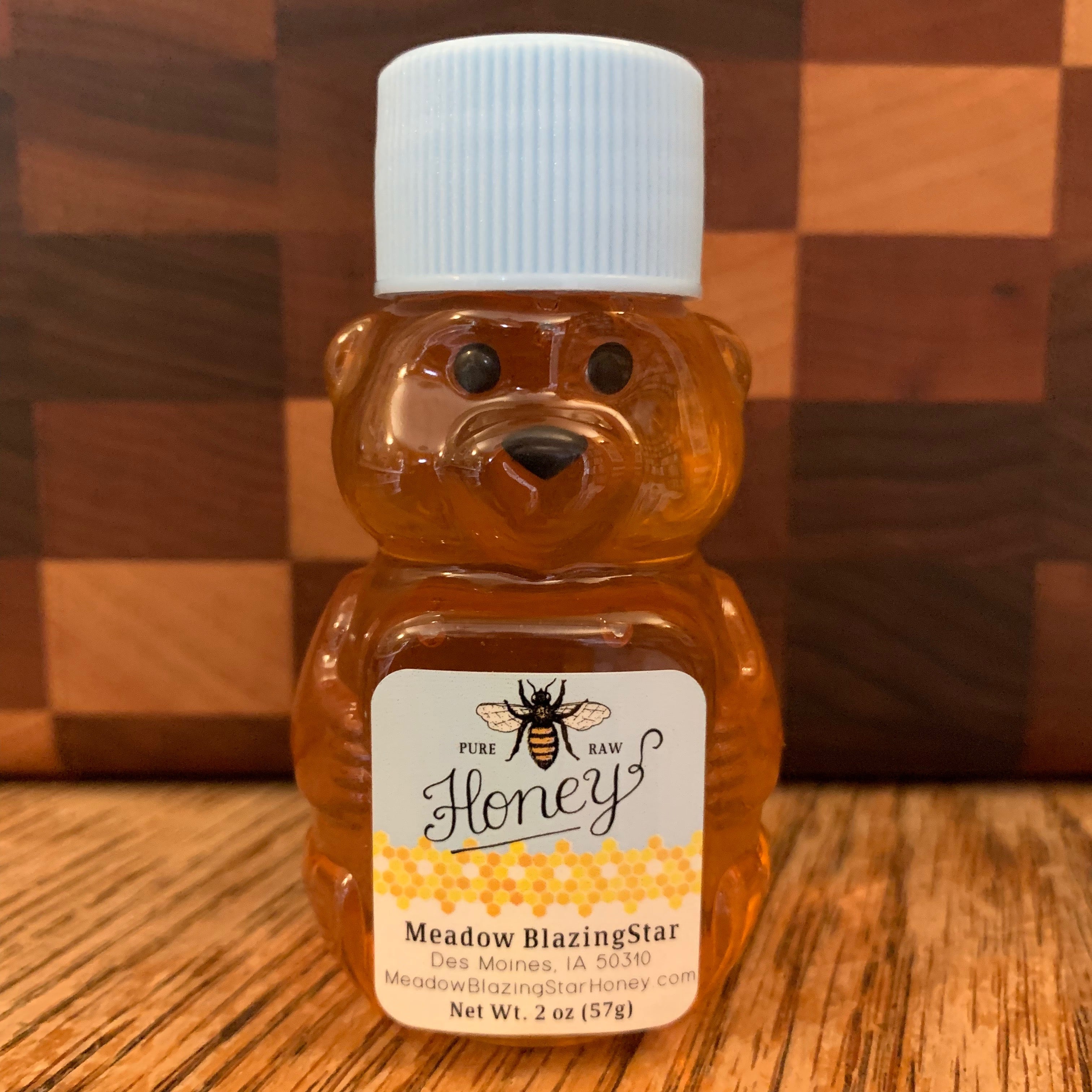 Honey {2-ounce plastic bear} | Meadow BlazingStar Honey