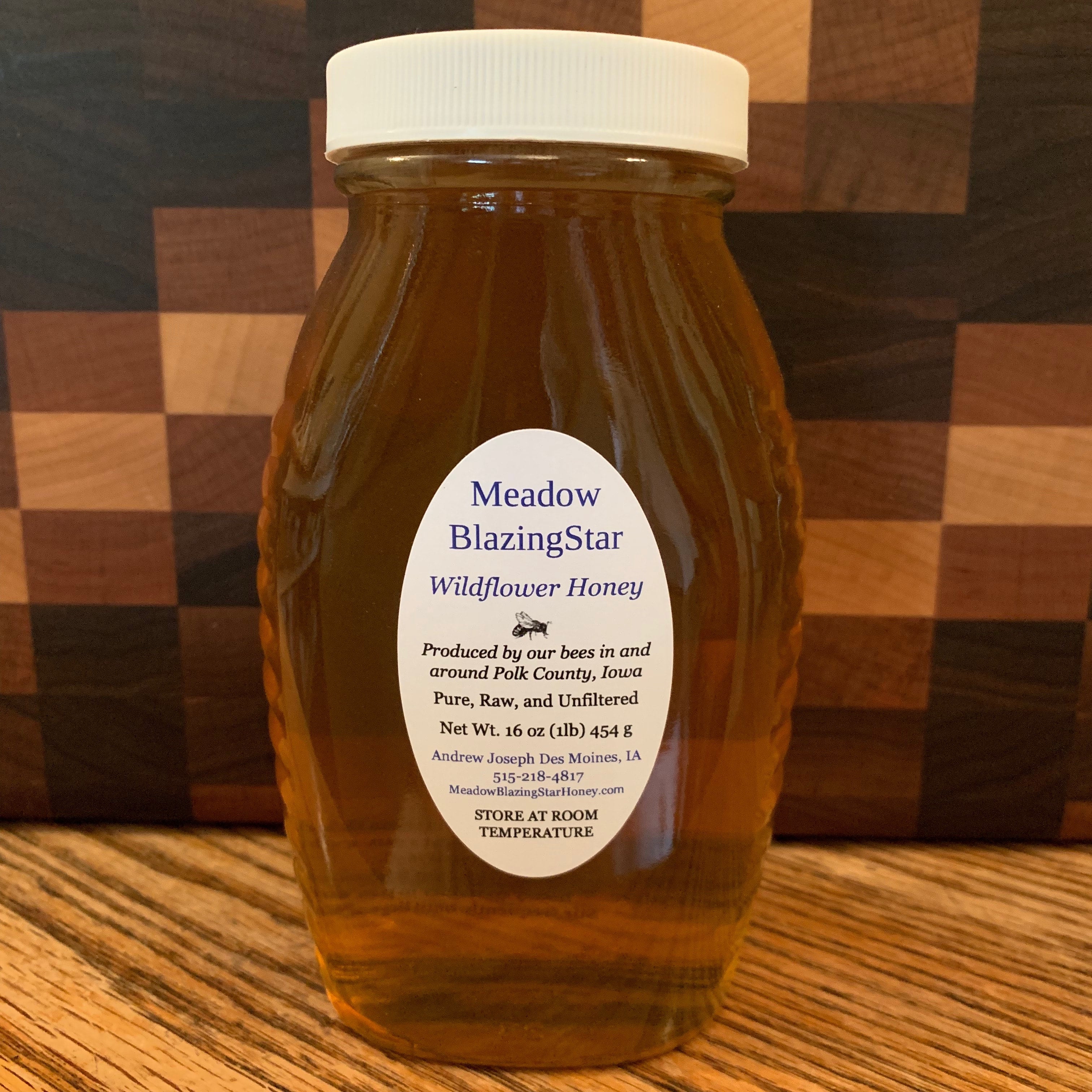 honey, 1-lb glass jar | Meadow BlazingStar Honey