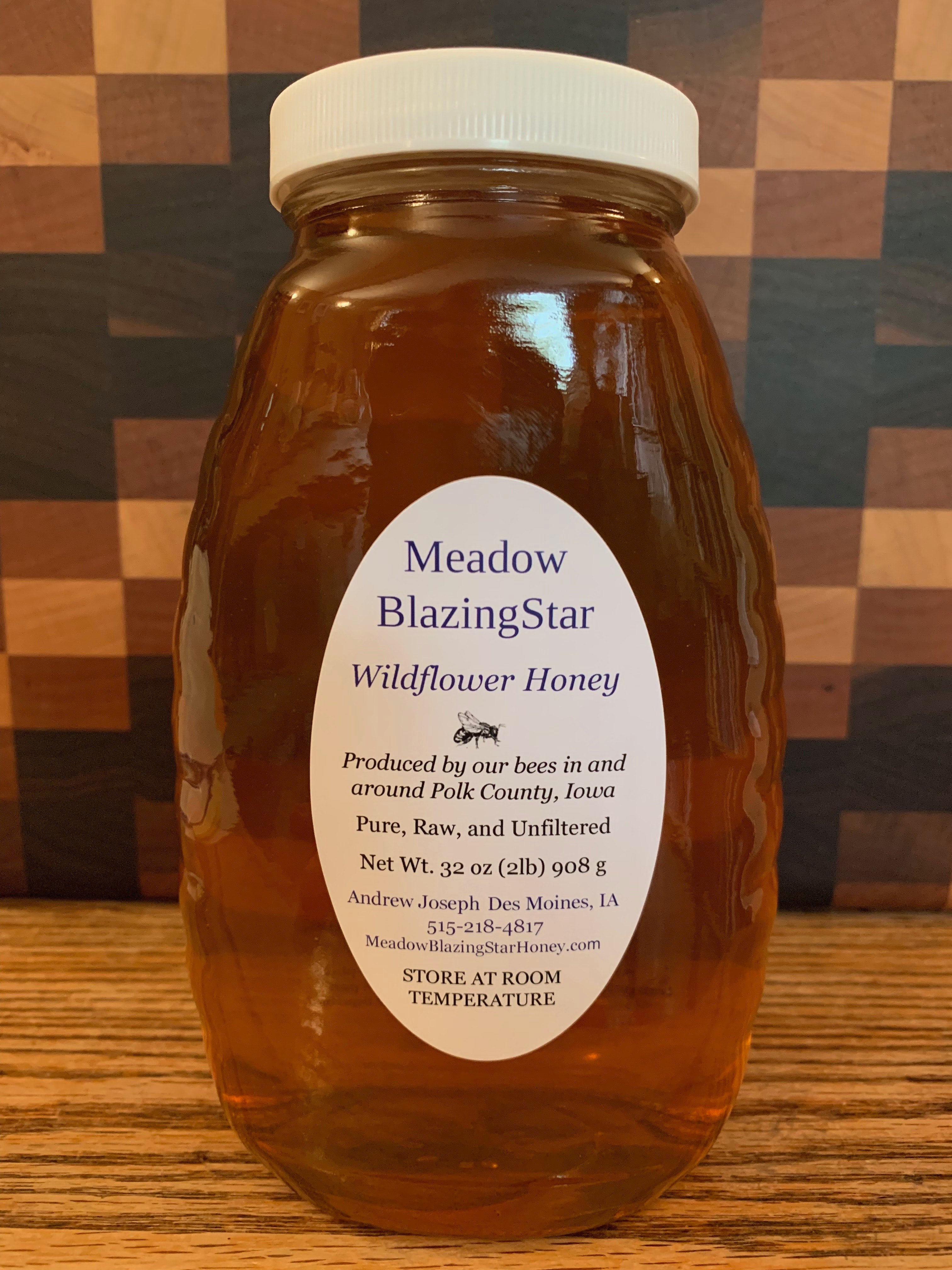 honey, 2-lb glass jar | Meadow BlazingStar Honey